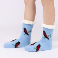 China Wholesale women house Indoor Cozy faux fur Non Slip slipper socks Winter home Floor Fuzzy Christmas Socks sherpa socks for sale