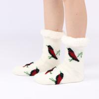 China Wholesale women house Indoor Cozy faux fur Non Slip slipper socks Winter home Floor Fuzzy Christmas Socks sherpa socks for sale