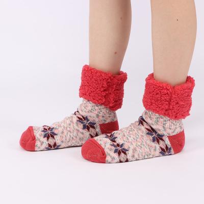 China Wholesale new women house Indoor Cozy Non Slip slipper socks Winter home Floor sock Ankle widened Socks for sale