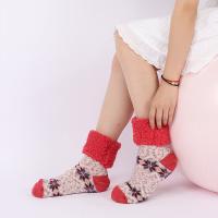 China Wholesale new women house Indoor Cozy Non Slip slipper socks Winter home Floor sock Ankle widened Socks for sale