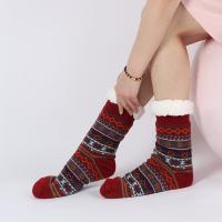 China female soft skin-friendly socks antiskid colorful stripe patchwork color socks comfortable casual socks for sale