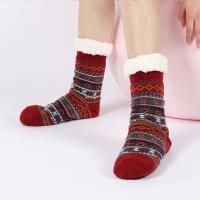 China female soft skin-friendly socks antiskid colorful stripe patchwork color socks comfortable casual socks for sale