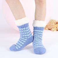 China hot sales women anti-slip socks knitted socks with fashion pattern winter thick casual socks for sale