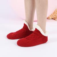 China new arrival adult warm soft thick house shoes cosy home sleep floor fuzzy slipper women winter fluffy socks for sale
