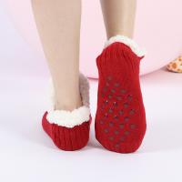 China new arrival adult warm soft thick house shoes cosy home sleep floor fuzzy slipper women winter fluffy socks for sale