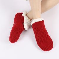 China new arrival adult warm soft thick house shoes cosy home sleep floor fuzzy slipper women winter fluffy socks for sale