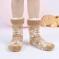 China new design ladies house Indoor Slipper Socks Women Christmas Fuzzy Cute Fluffy Socks solid color soft floor shoes for sale