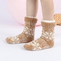 China new design ladies house Indoor Slipper Socks Women Christmas Fuzzy Cute Fluffy Socks solid color soft floor shoes for sale