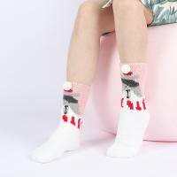 China hot sales ladies Soft Comfortable Sock Women Cute cartoon animal Warm Winter Floor Sleeping Fuzzy Socks For Girl for sale