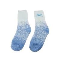 China 6 colors cute bow-knot knitted winter thick warm women slipper socks china sock wholesale for sale