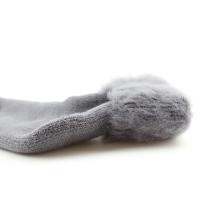 China gray classic women warm  winter knit indoor slipper socks comfortable home socks for sale