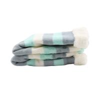 China Breathable Fresh Strip Warm Socks Faux Fur Winter Women  Anti Slip for sale