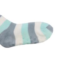 China Breathable Fresh Strip Warm Socks Faux Fur Winter Women  Anti Slip for sale