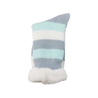 China Breathable Fresh Strip Warm Socks Faux Fur Winter Women  Anti Slip for sale