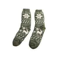 China Fleece Lined Ladies Slipper Socks Thermal Fuzzy Breathable For Winter for sale