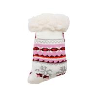 China Comfortable Pink Snow Plush Lining House Socks Casual  For Women Winter for sale