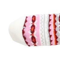 China Comfortable Pink Snow Plush Lining House Socks Casual  For Women Winter for sale