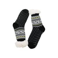 China Knit Winter Ladies Slipper Socks Non Slip Socks With Grippers for sale
