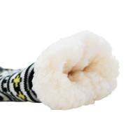 China Knit Winter Ladies Slipper Socks Non Slip Socks With Grippers for sale