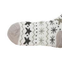 China White Cute Animal Knitted Home Socks Warm Sherpa Lining For Winter for sale