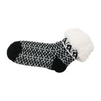 China Women Home Slipper Socks Fuzzy Thick Warm Heavy Fleece Lined Slipper Socks for sale