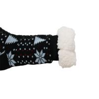 China ladies winter double layers home sock sherpa lined plush women christmas slipper socks for sale
