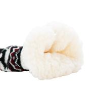 China Fuzzy Slipper Socks Warm Thick Heavy Fleece Lined Fluffy Christmas Stockings Winter Socks Women Snowflake Deer Knit for sale