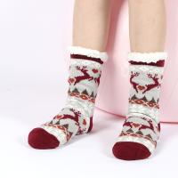 China new arrival ladies comfortable soft fluffy socks sweat absorbed thick antiskid floor socks Warm christmas stocking for sale