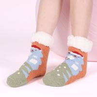 China female winter skin-friendly breathable mid length sherpa socks non-slip homes socks antiskid absorb sweat women fuzzy sock for sale
