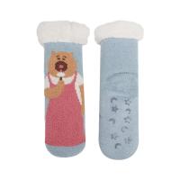 China female winter skin-friendly breathable mid length sherpa socks non-slip homes socks antiskid absorb sweat women fuzzy sock for sale