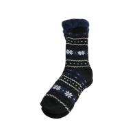 China 2 pairs Skidproof acrylic Warm Winter chunky Knitted slipper Socks for women anti slip socks for sale