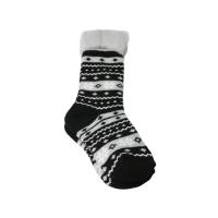 China 2 pairs Skidproof acrylic Warm Winter chunky Knitted slipper Socks for women anti slip socks for sale