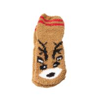 China women warm cute elk casual home fuzzy slipper socks slouch socks for sale