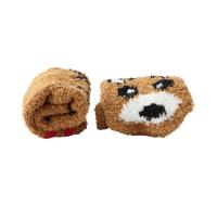 China women warm cute elk casual home fuzzy slipper socks slouch socks for sale