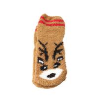 China women warm cute elk casual home fuzzy slipper socks slouch socks for sale