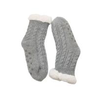 China Casual Women's Winter Soft Warm Fuzzy Slipper Socks Home Indoor Floor Socks for sale