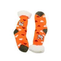 China 12 pairs winter cute rabbit Love women home slipper socks knitted warm fluffy children socks for sale