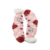 China 12 pairs winter cute rabbit Love women home slipper socks knitted warm fluffy children socks for sale