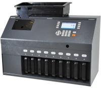 China KOBOTECH LINCE-90C 9 Channels Value Coin Sorter Counter counting sorting machine(ECB 100%) for sale
