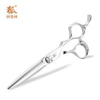 China Durable Hairdressing Thinning Scissors Small Curvature Sword Shaped Back for sale