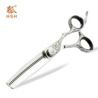 China EUR Thinner Japanese Steel Hairdressing Scissors Adjustable Screw for sale