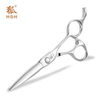 China Silver Professional Barber Scissors Japanese Steel High Performance for sale