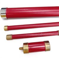 China Cylindrical Non Inductive Resistors High Voltage High Power Resistors With Screws Nuts for sale