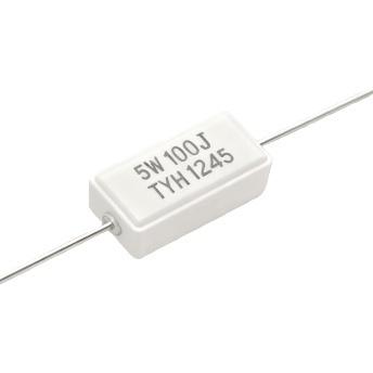 China 1W ～ 40W Wire Wound Resistors Voltage Regulation Cement Resistance for sale