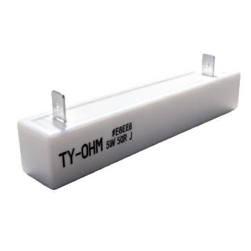 China Durable Cement Wwr Resistor 1000M Ohm Wire Bound Resistors Faston Terminals for sale