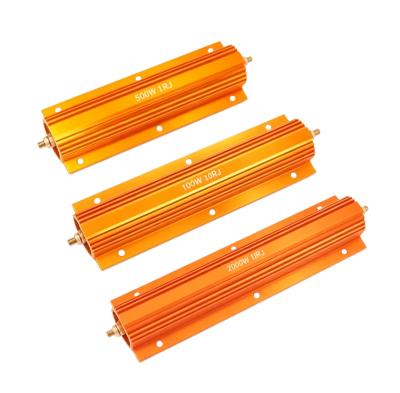 China Gold Anodized Treatment Aluminum Resistor 10W ～ 1000W  High Wattage Resistor for sale
