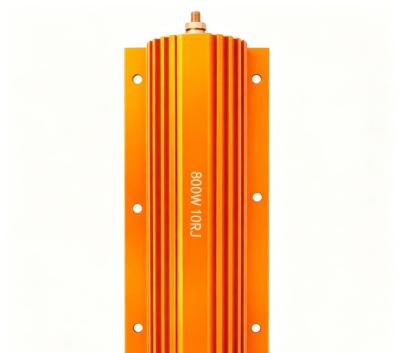 China Power Type Automotive Resistors Gold Filled Fixed Aluminum Shell Resistor Solder Welding for sale