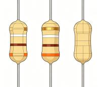 China 1W Flameproof Cylindrical Cement Wire Wound Resistor for Industrial Power Supplies for sale