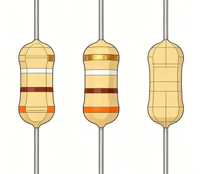 China 1W Flameproof Cylindrical Cement Wire Wound Resistor for Industrial Power Supplies for sale