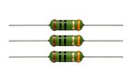 China 2% 3W Flameproof Surge Resistors Anti Pulse Surge Protection  Wire Wound Resistors DC500V for sale